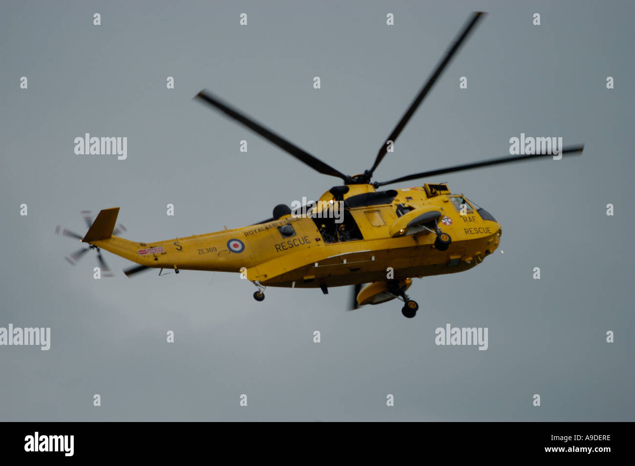 RAF Mountain Rescue Sea King Stock Photo - Alamy