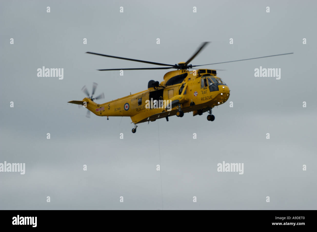 RAF Mountain Rescue Sea King Stock Photo - Alamy