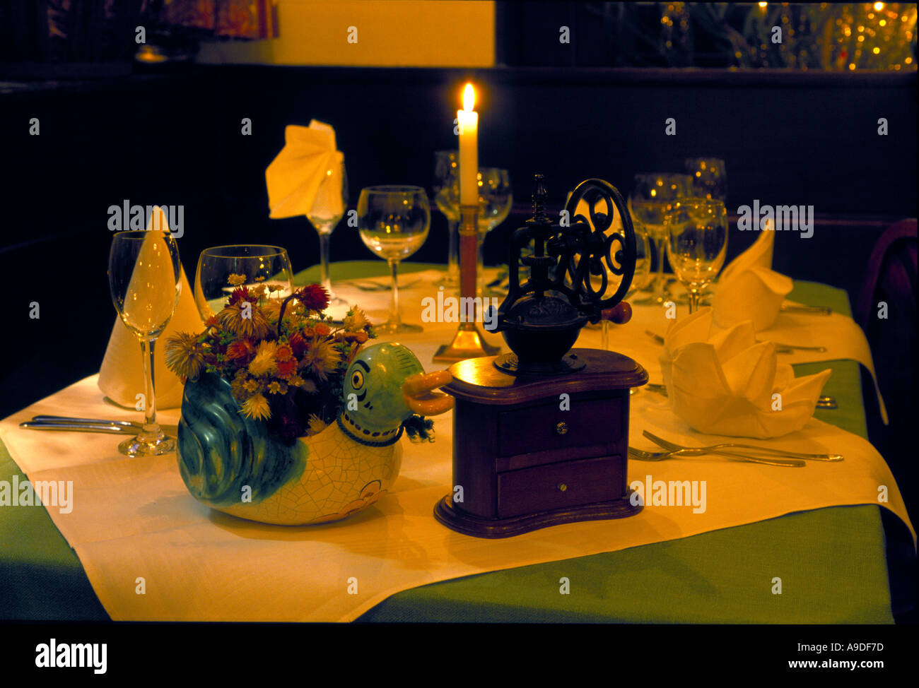 Traditional bavaria restaurant munich germany Stock Photo - Alamy