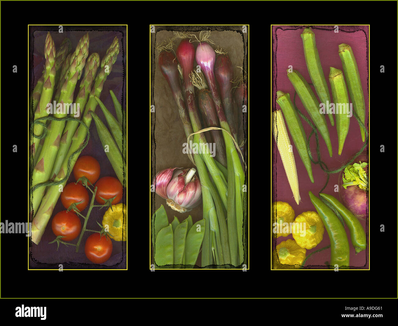 Vegetable still life Stock Photo - Alamy