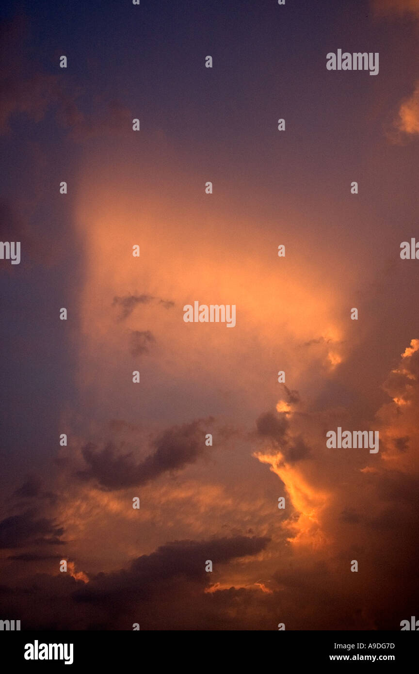 Burning Sky 1 Stock Photo - Alamy