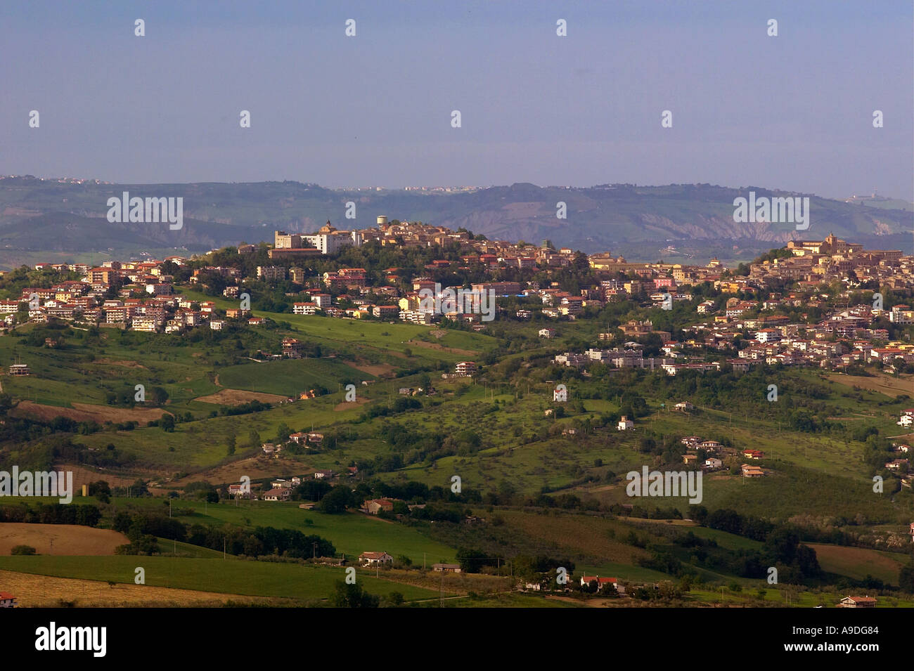 The hill town of Penne in Abruzzo Italy Stock Photo - Alamy