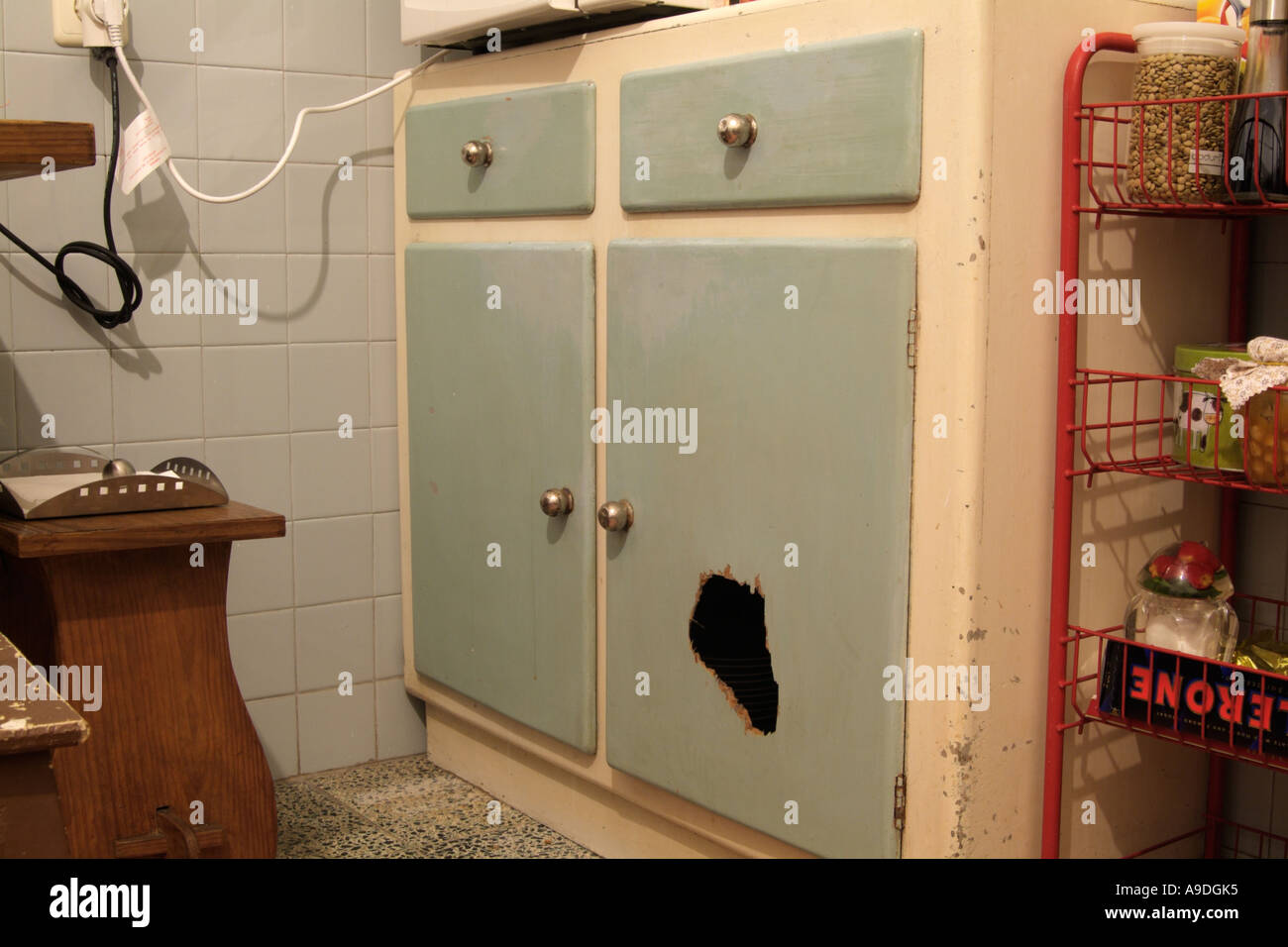 Broken crockery door hi-res stock photography and images - Alamy