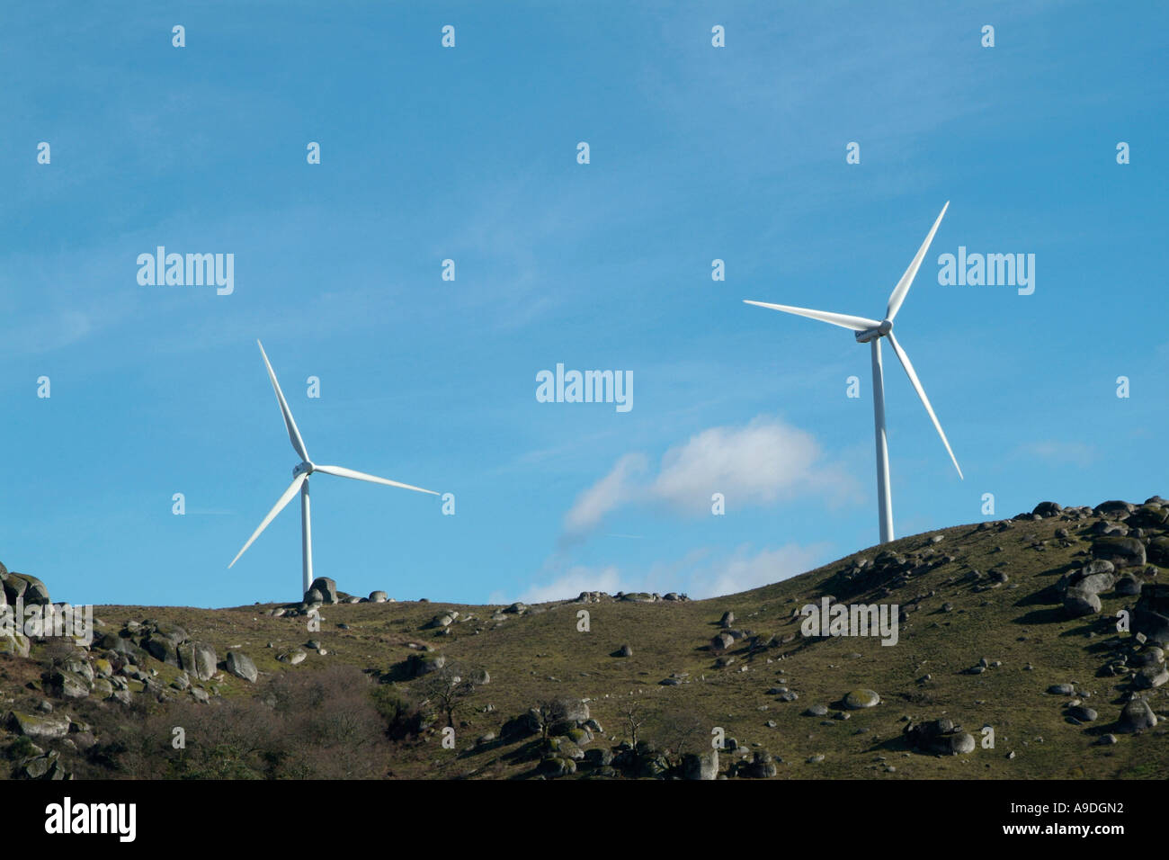 wind farm in Portugal Stock Photo - Alamy