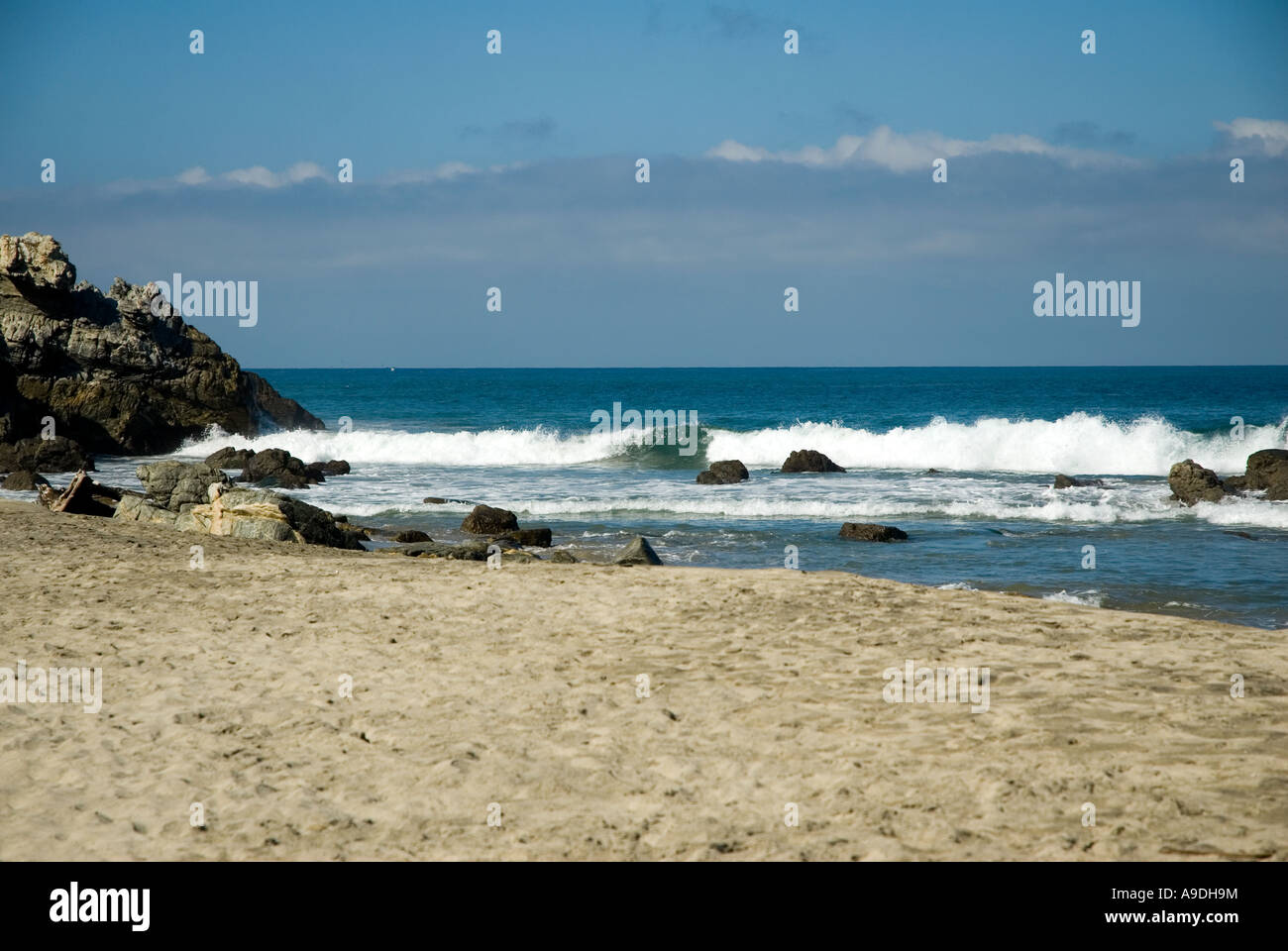 Puerto Escondido rocks - Oaxaca Mexico Stock Photo - Alamy