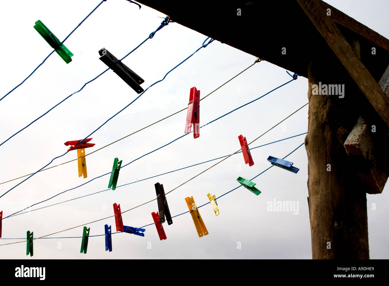 Clothesline pole hi-res stock photography and images - Alamy