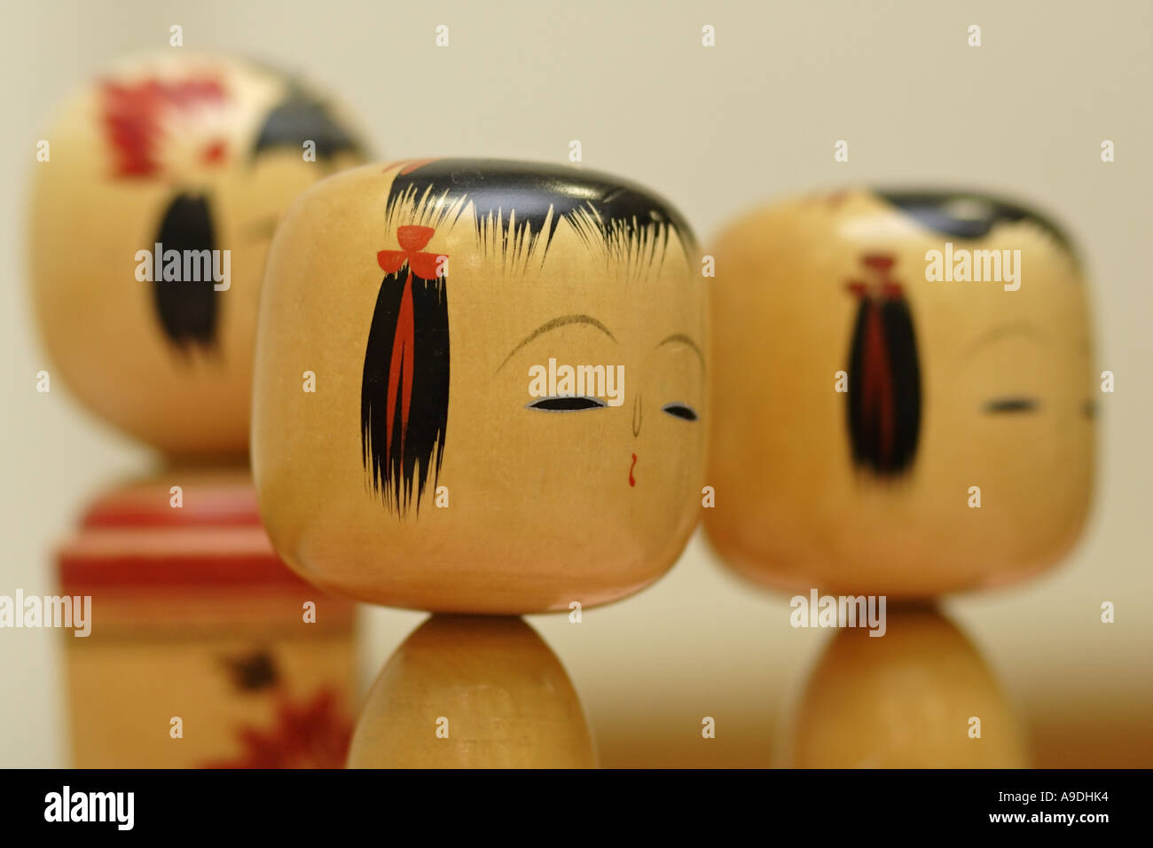 Japanese wooden dolls hi-res stock photography and images - Alamy