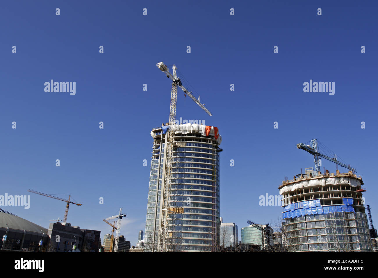 Construction site in Vancouver, Canada Stock Photo - Alamy
