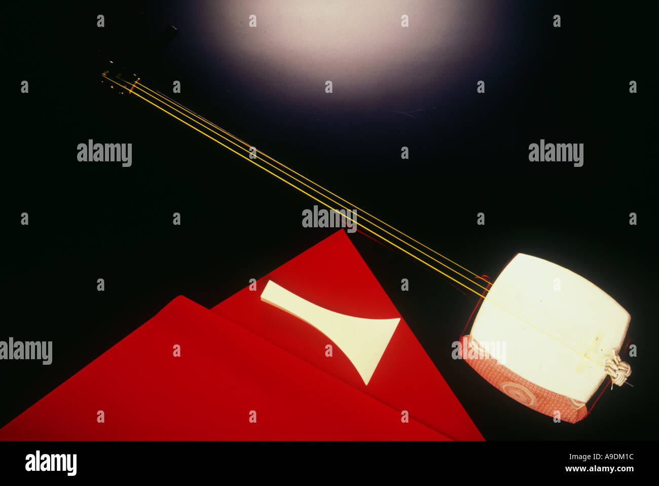 Shamisen Japanese traditional musical insturument Japan Stock Photo - Alamy