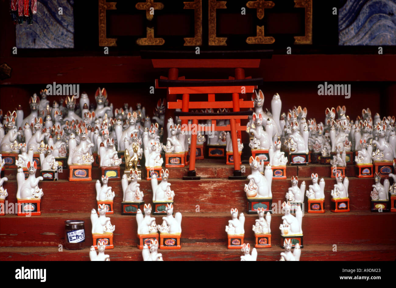 Detail of Inari shrine Tokyo Japan Stock Photo - Alamy