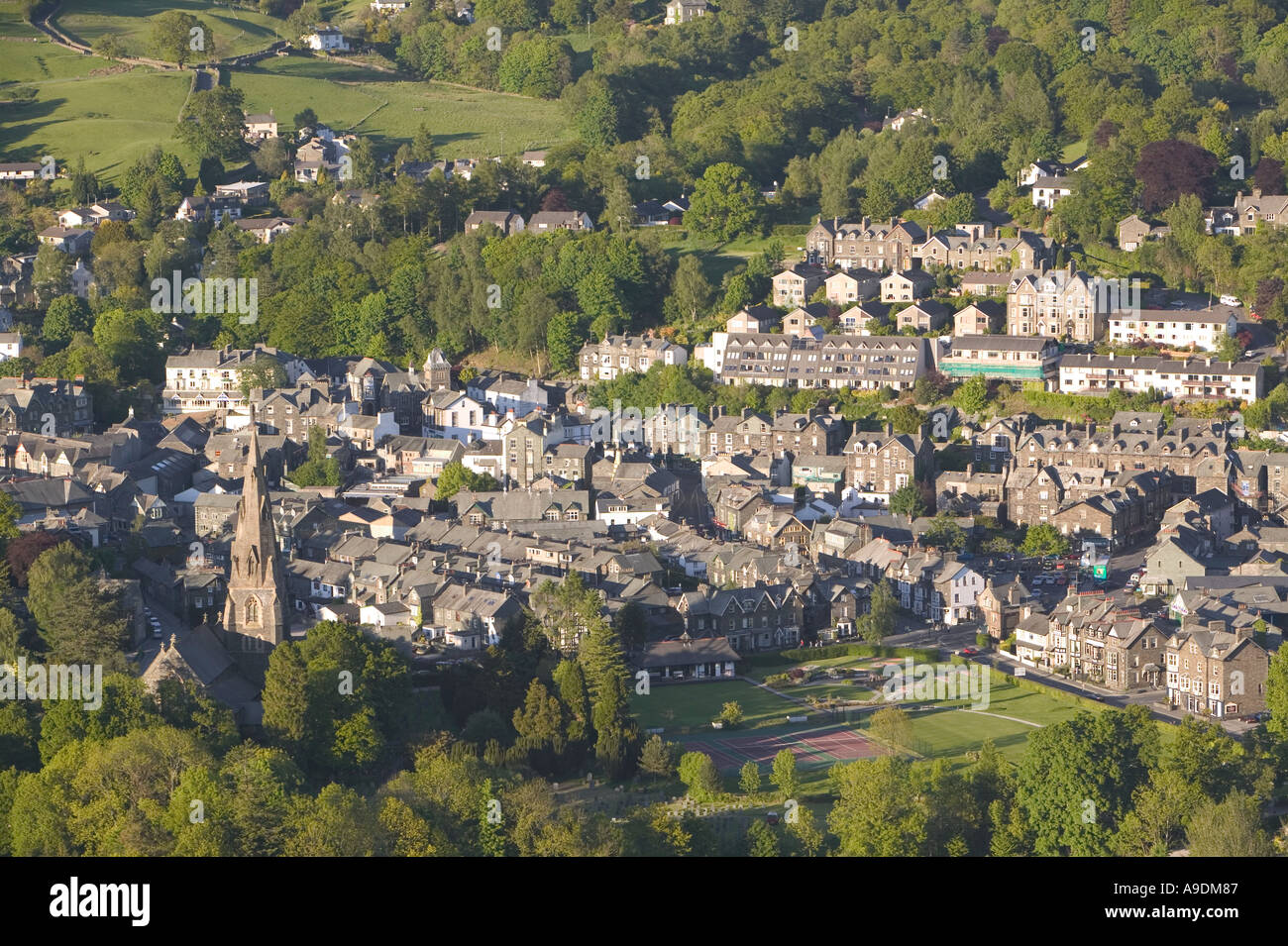 Ambleside village hi-res stock photography and images - Alamy