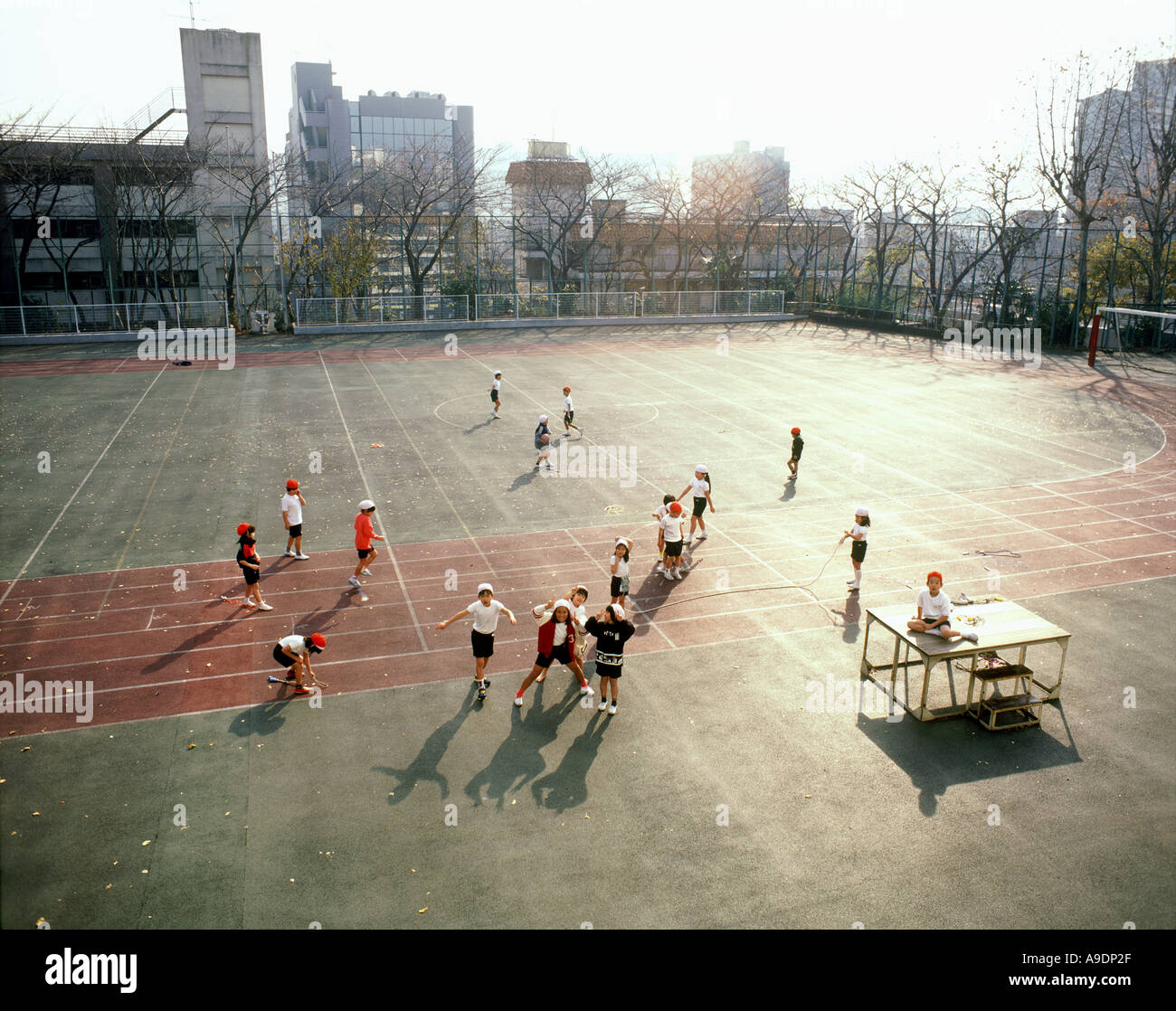 Elementary school playground Tokyo Japan Stock Photo - Alamy