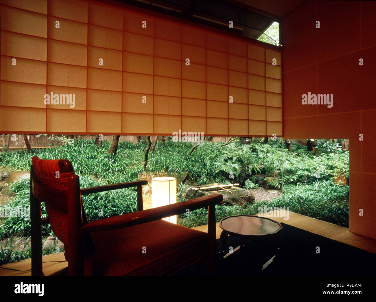 Interior of ryokan traditional inn Kyoto Japan Stock Photo - Alamy