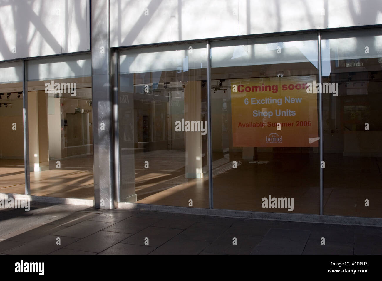 Poster advertising exciting new shops coming soon in empty retail units ...