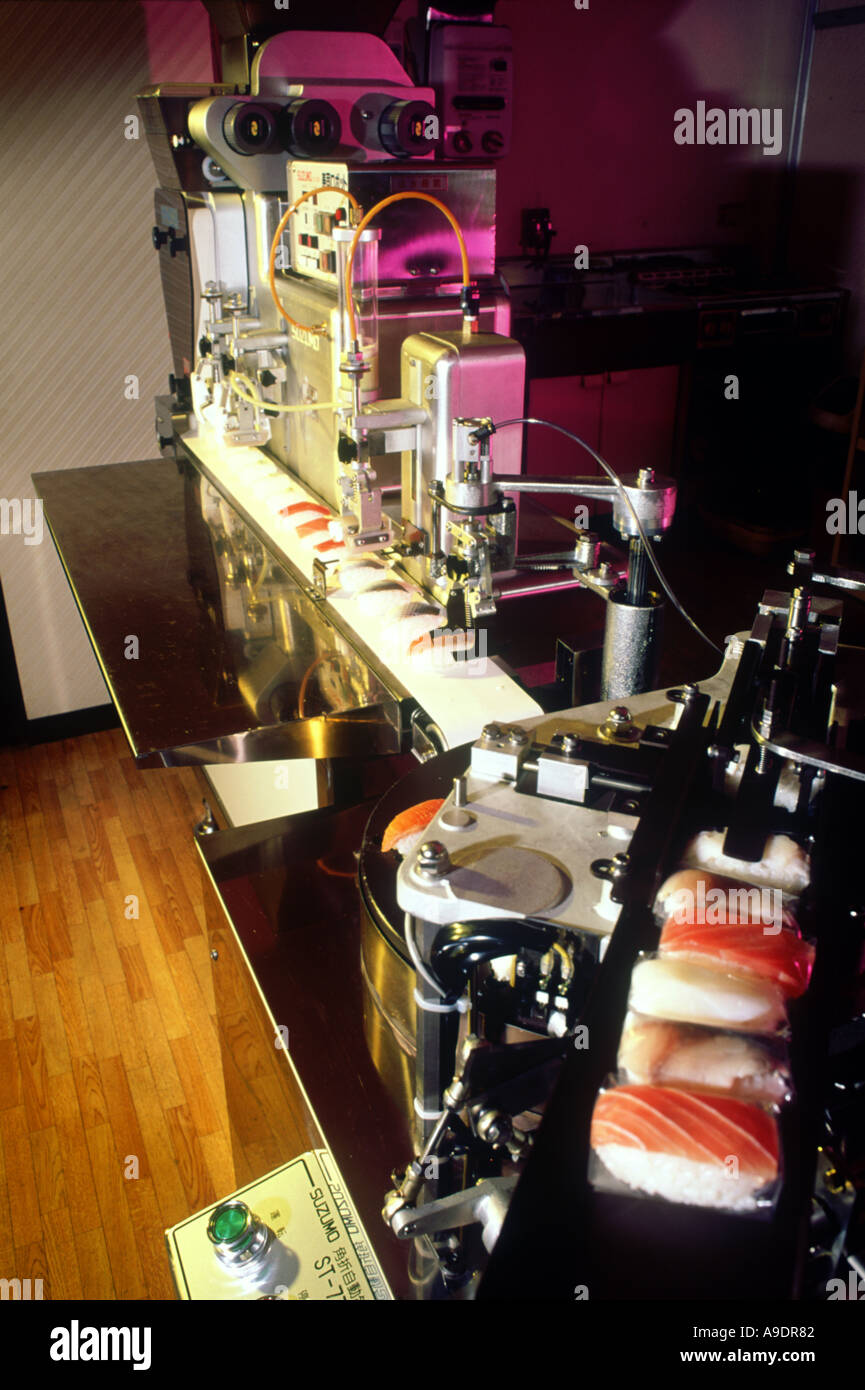 Sushi making robot Tokyo Japan Stock Photo - Alamy