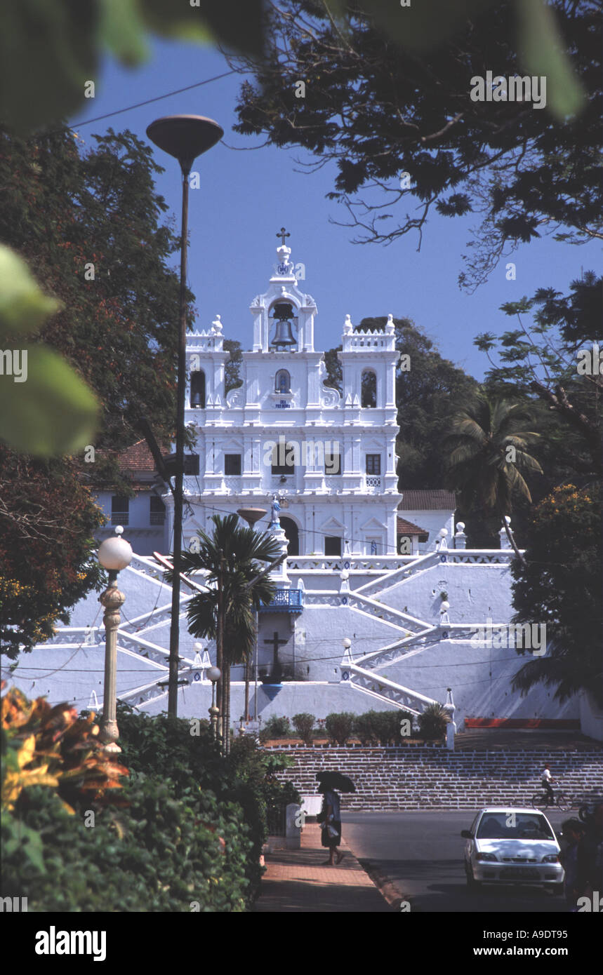 GOA, INDIA. The Church of Our Lady of the Immaculate Conception in ...