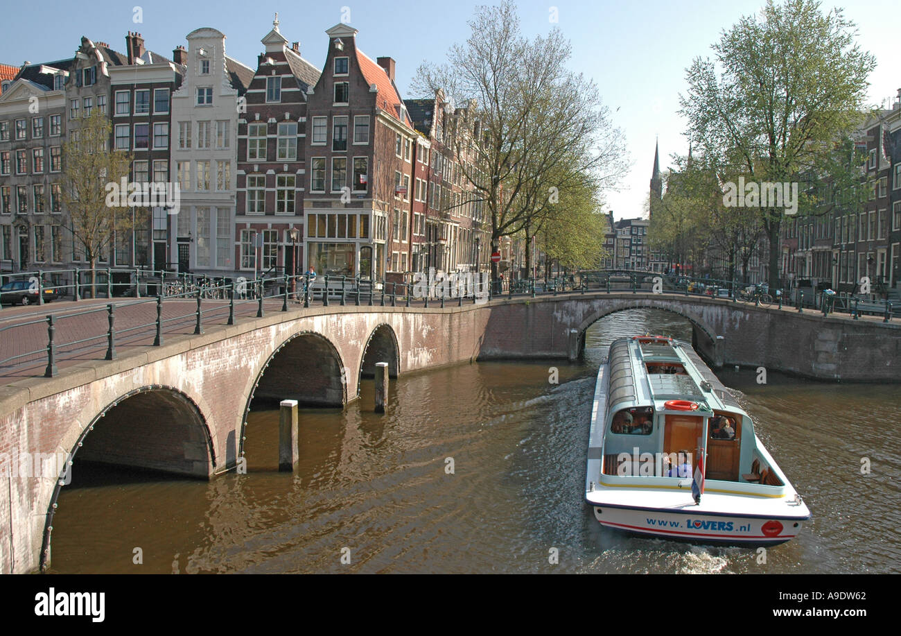 Water transport Canals Amsterdam Holland Stock Photo - Alamy
