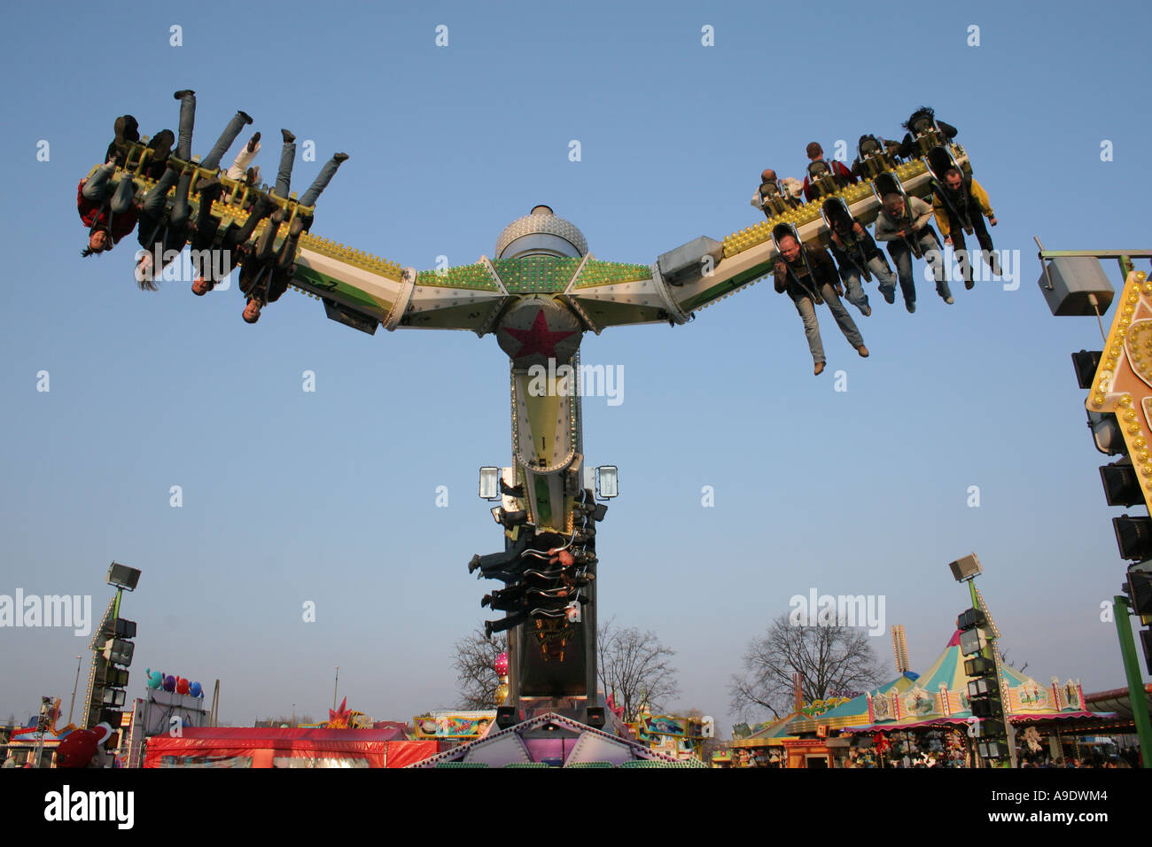 Fun fair Krakow Stock Photo - Alamy