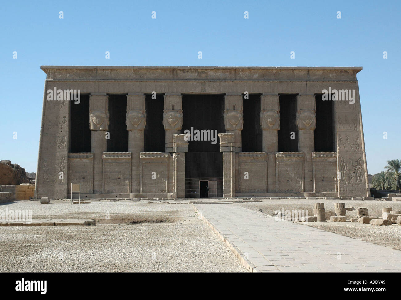 Temple of Hathor Denderah Qena Egypt Stock Photo - Alamy