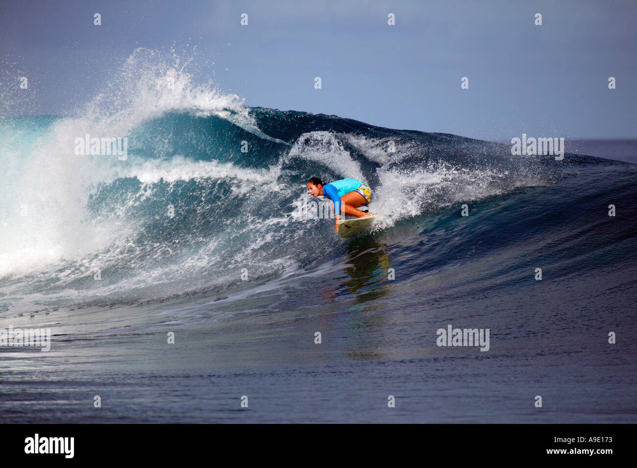 Fiji cloudbreak wave hi-res stock photography and images - Alamy