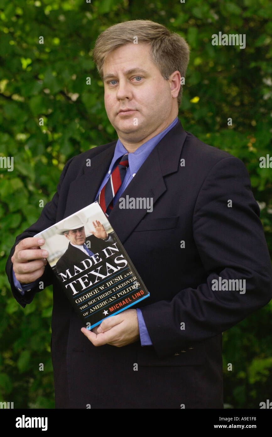 Michael Lind American journalist and historian pictured at Hay Festival ...