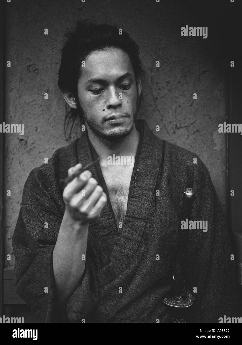 Japanese samurai eyes hi-res stock photography and images - Alamy