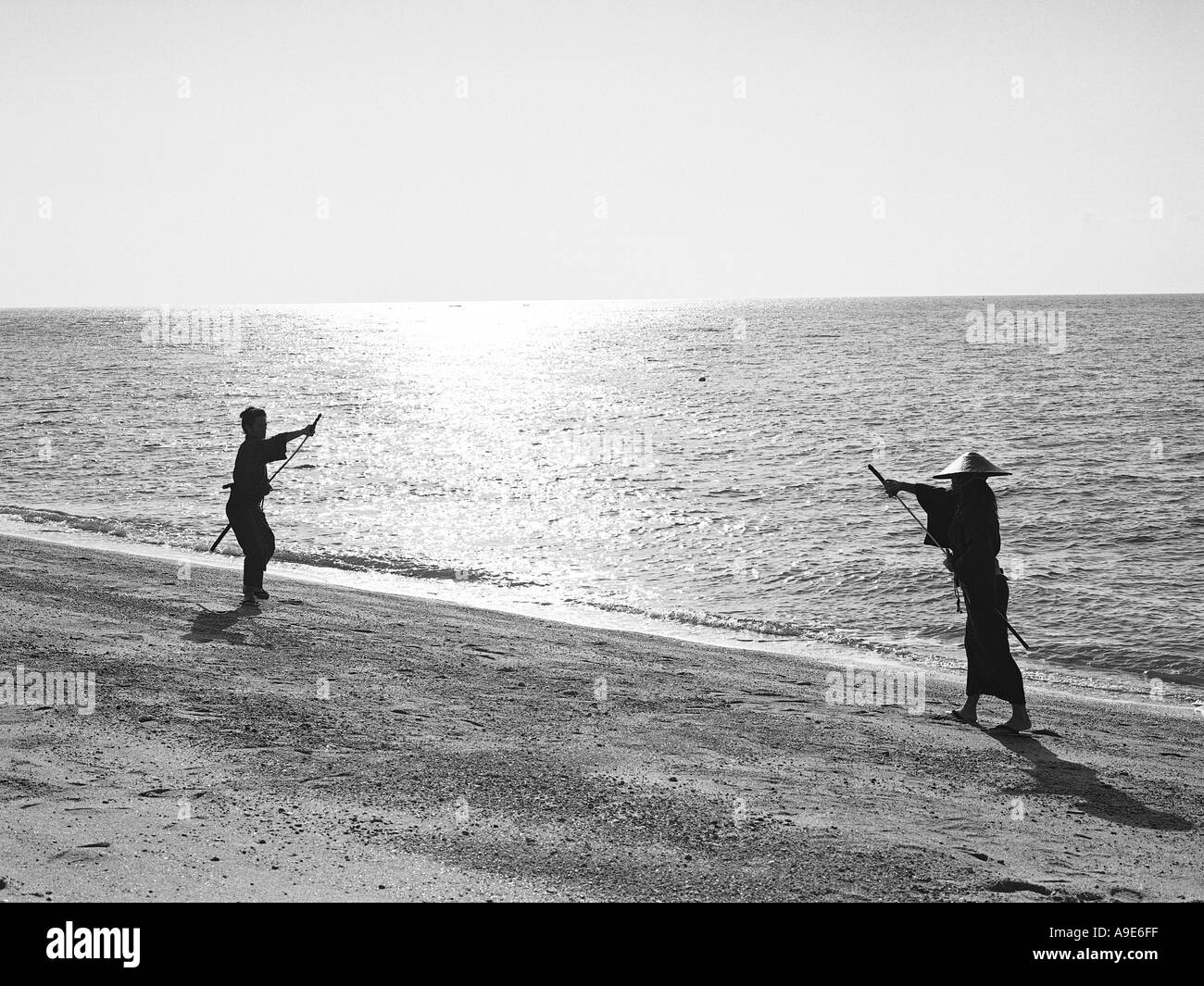 Two Fighting Samurai High Resolution Stock Photography and Images - Alamy