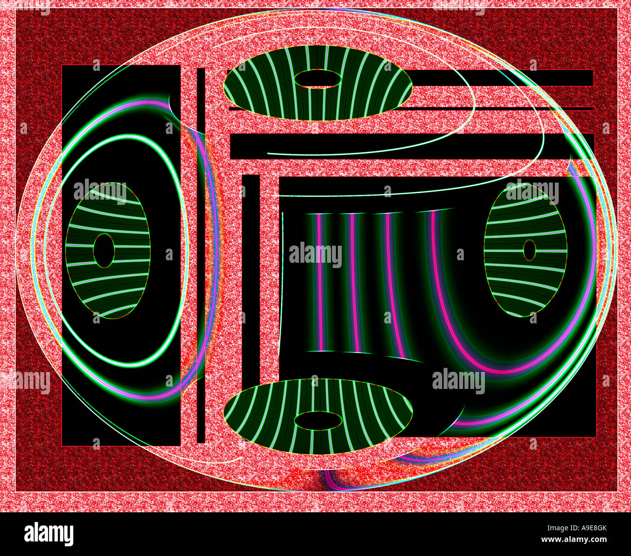 Digital Abstract Art Stock Photo - Alamy