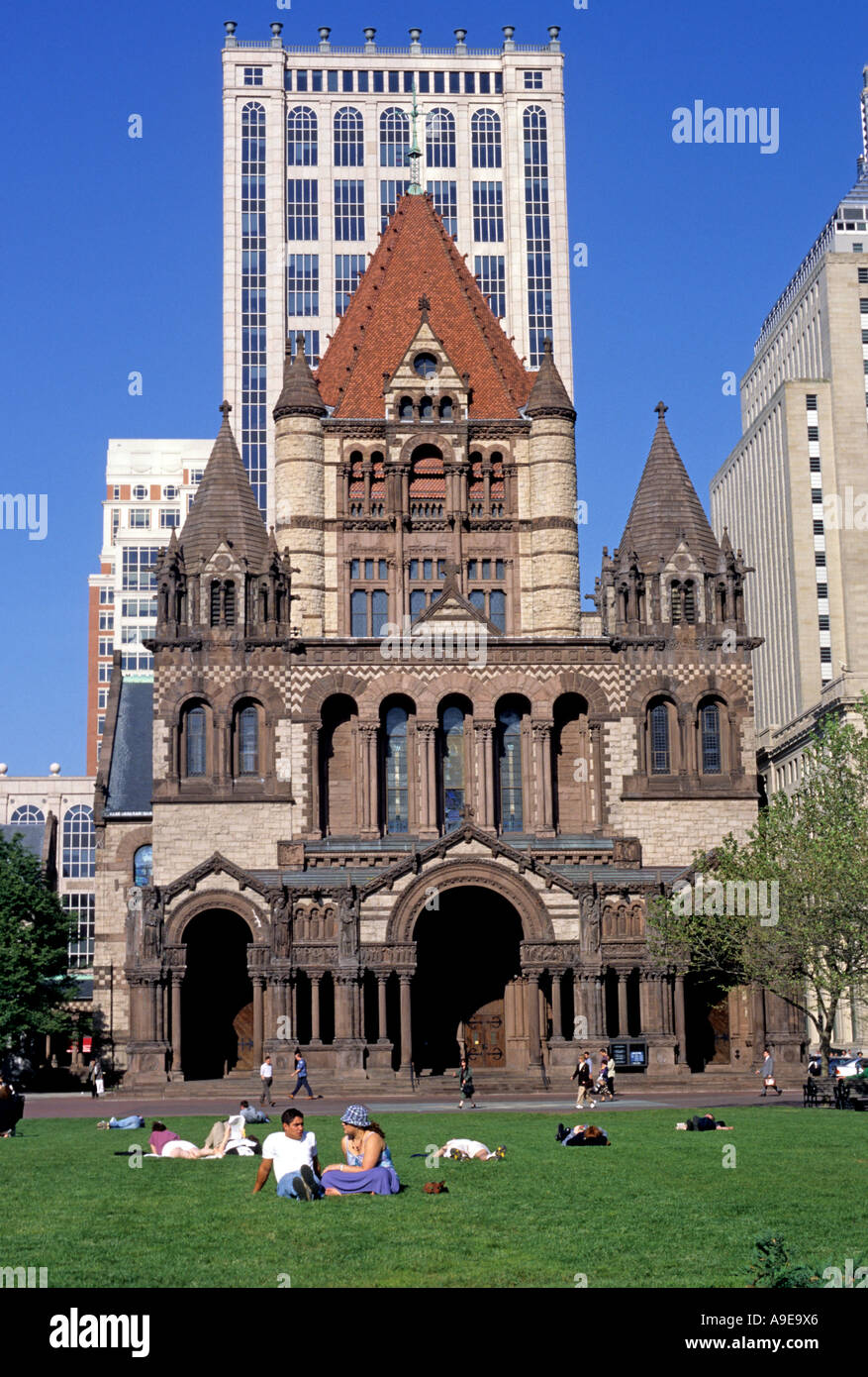 Trinity church of boston hi-res stock photography and images - Alamy