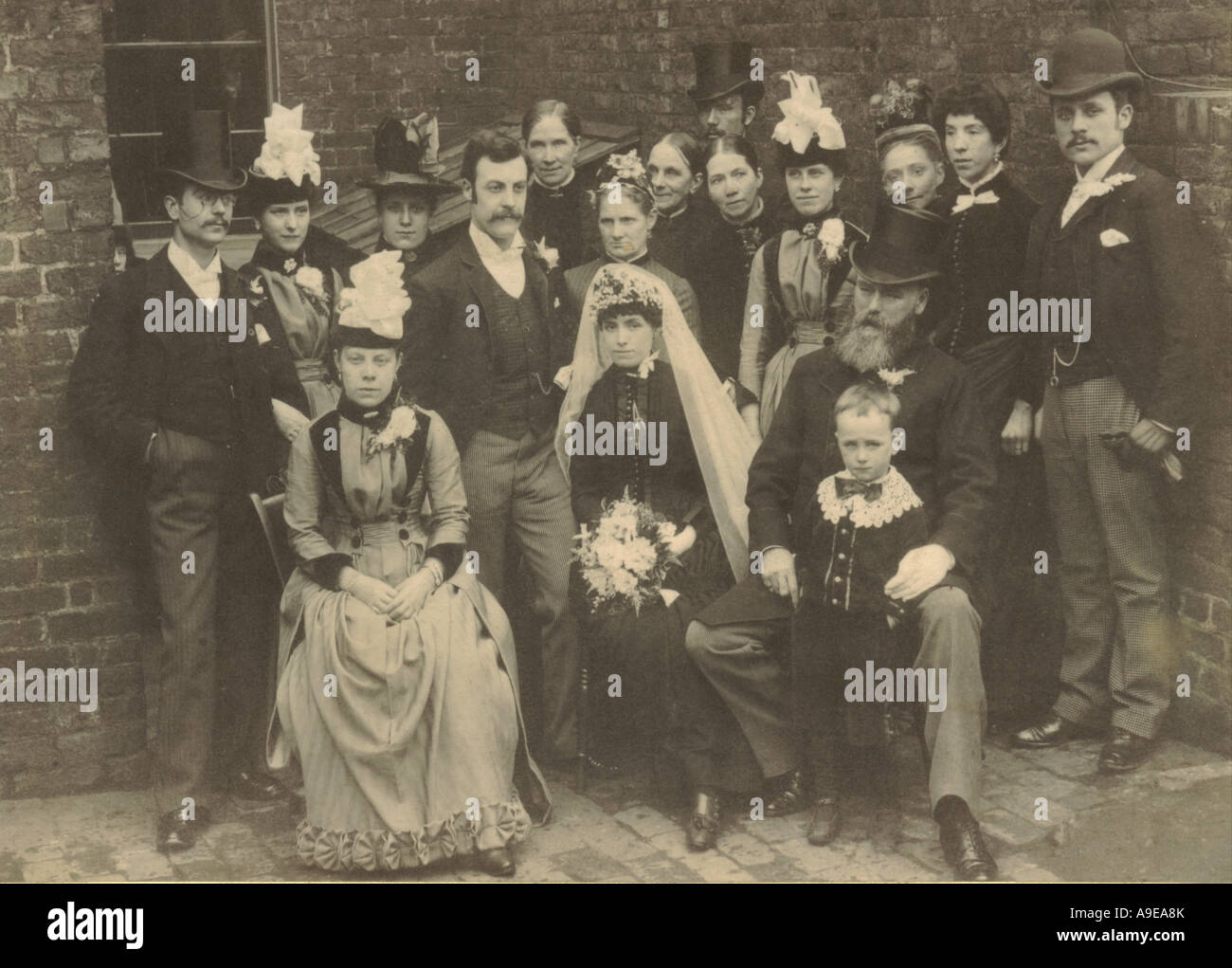1880s photo portraits marriage hi-res stock photography and images - Alamy