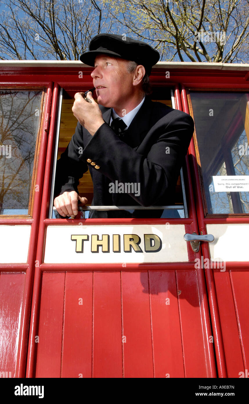 Train guard whistle hi-res stock photography and images - Alamy