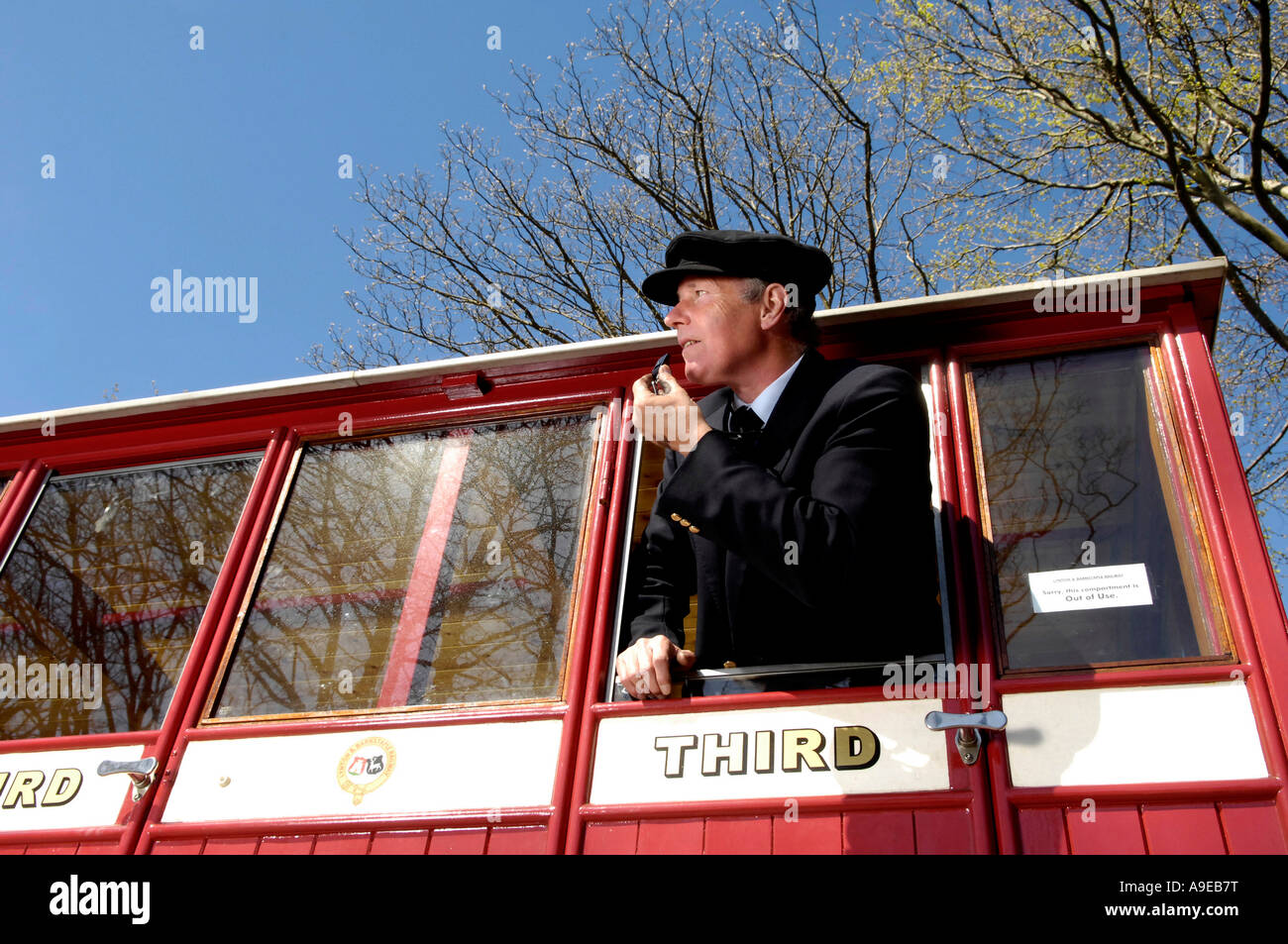 Train guard whistle hi-res stock photography and images - Alamy