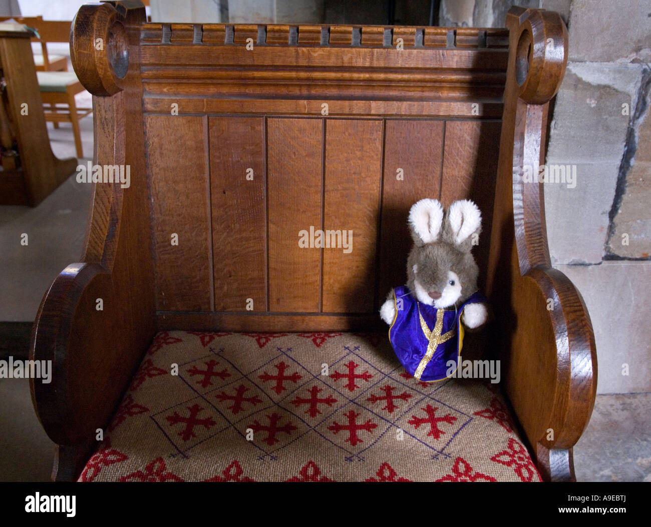 Holy rabbit, Much Wenlock Church, Shropshire, England Stock Photo - Alamy