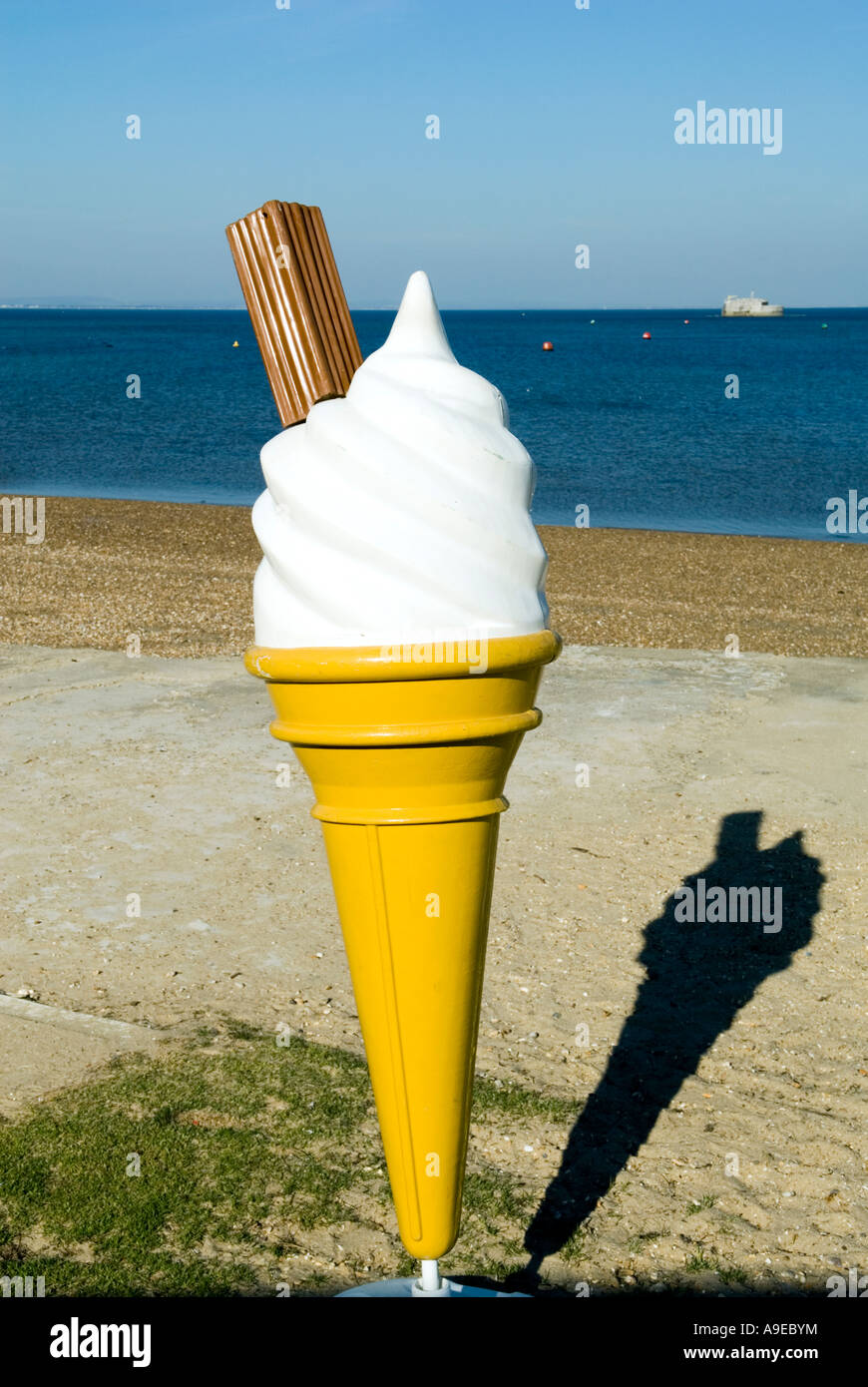 Ice cream, St Helen's, Isle of Wight, Enland Stock Photo - Alamy