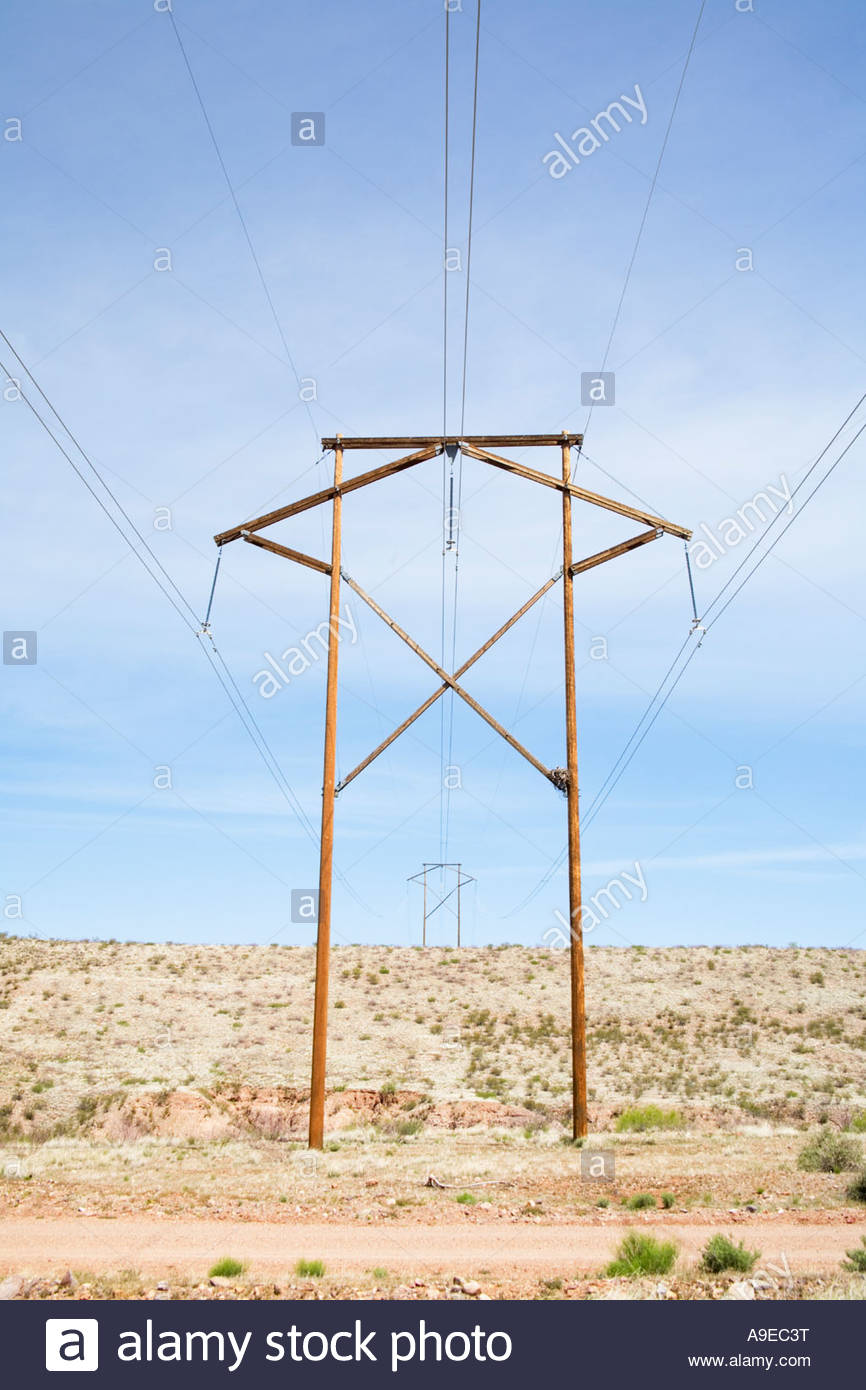 Wooden Power Poles Stock Photos & Wooden Power Poles Stock Images - Alamy