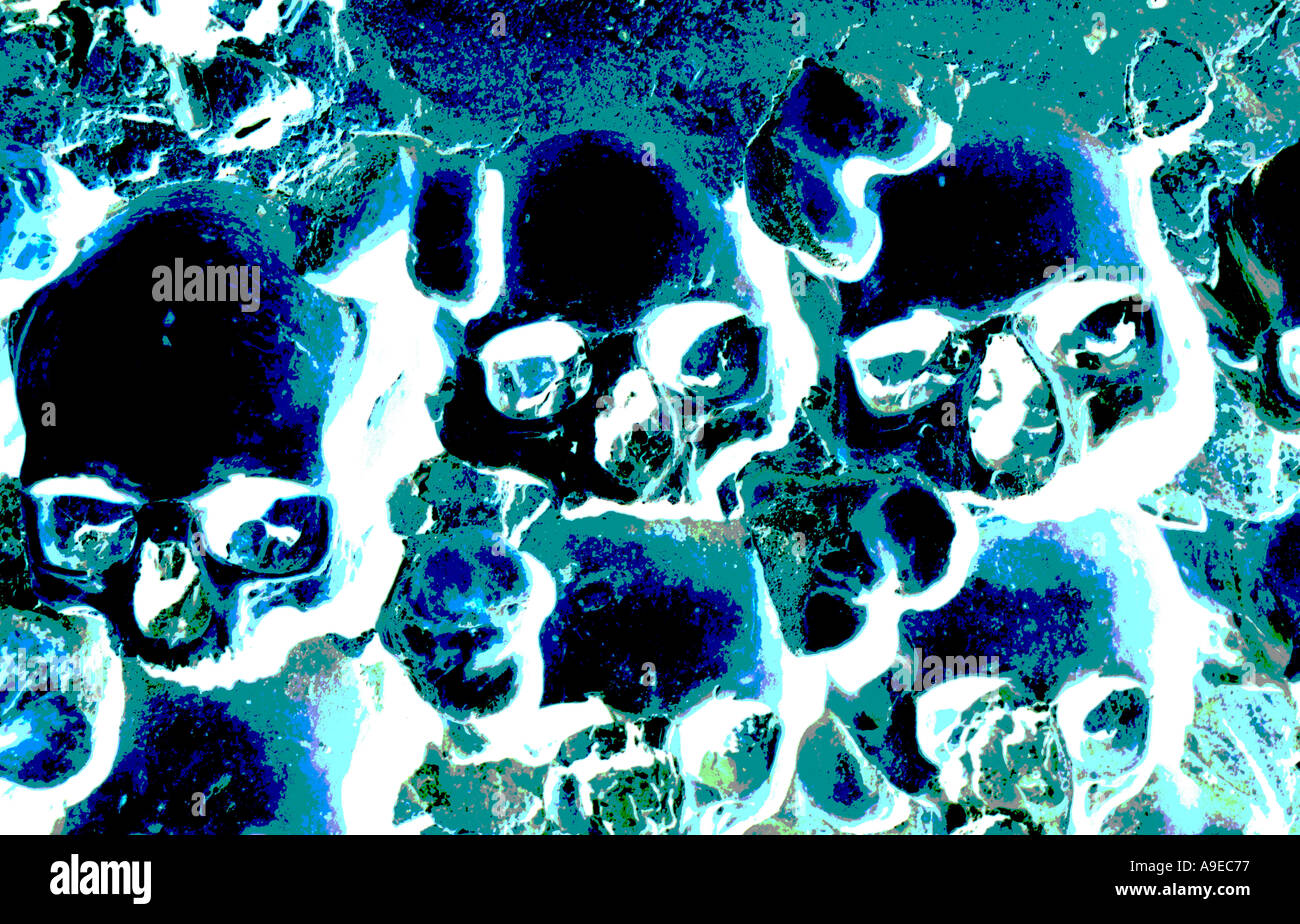Human skulls at bone chapel Alcantarilha Stock Photo - Alamy