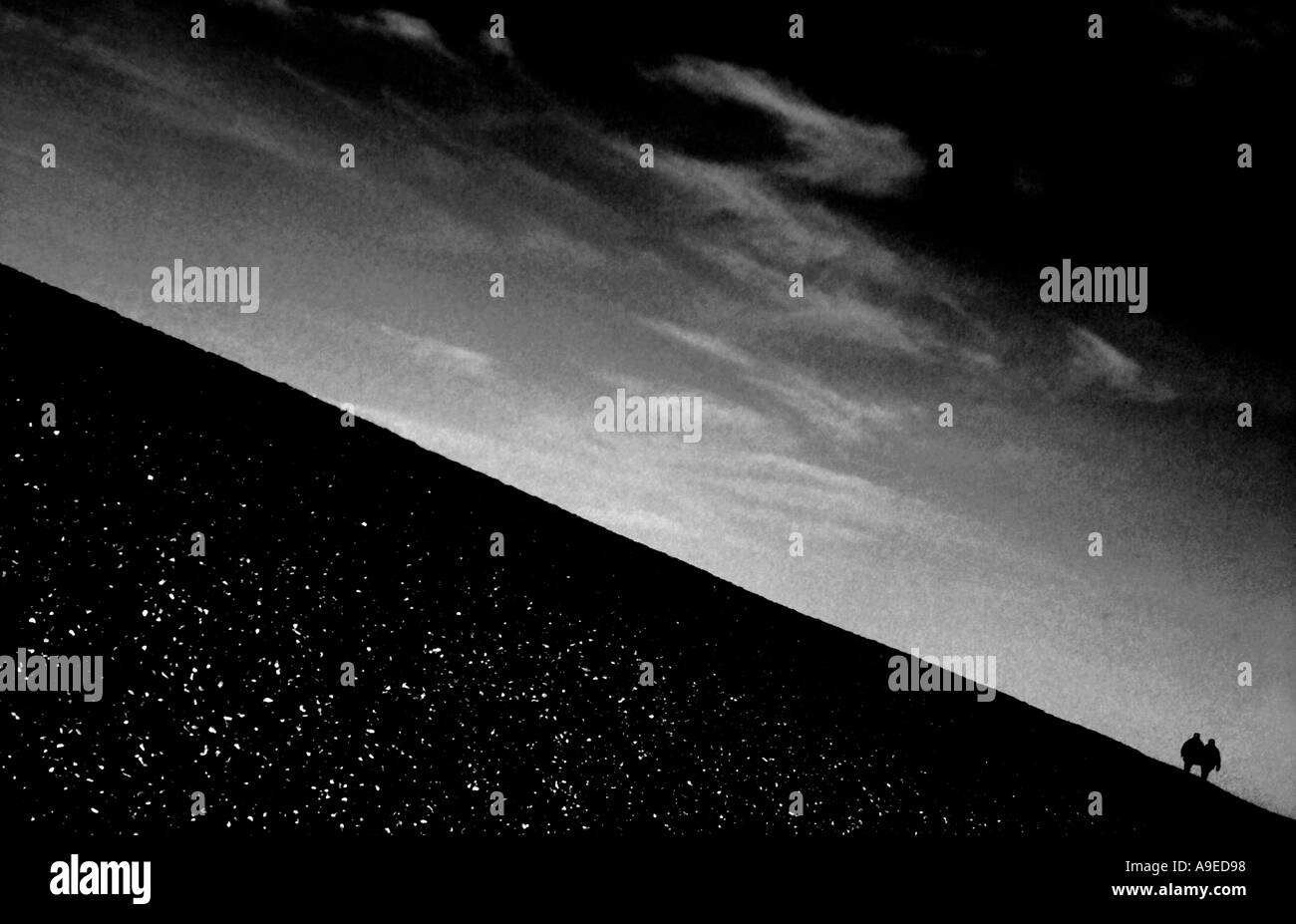 Climbing up hill Black and White Stock Photos & Images - Alamy