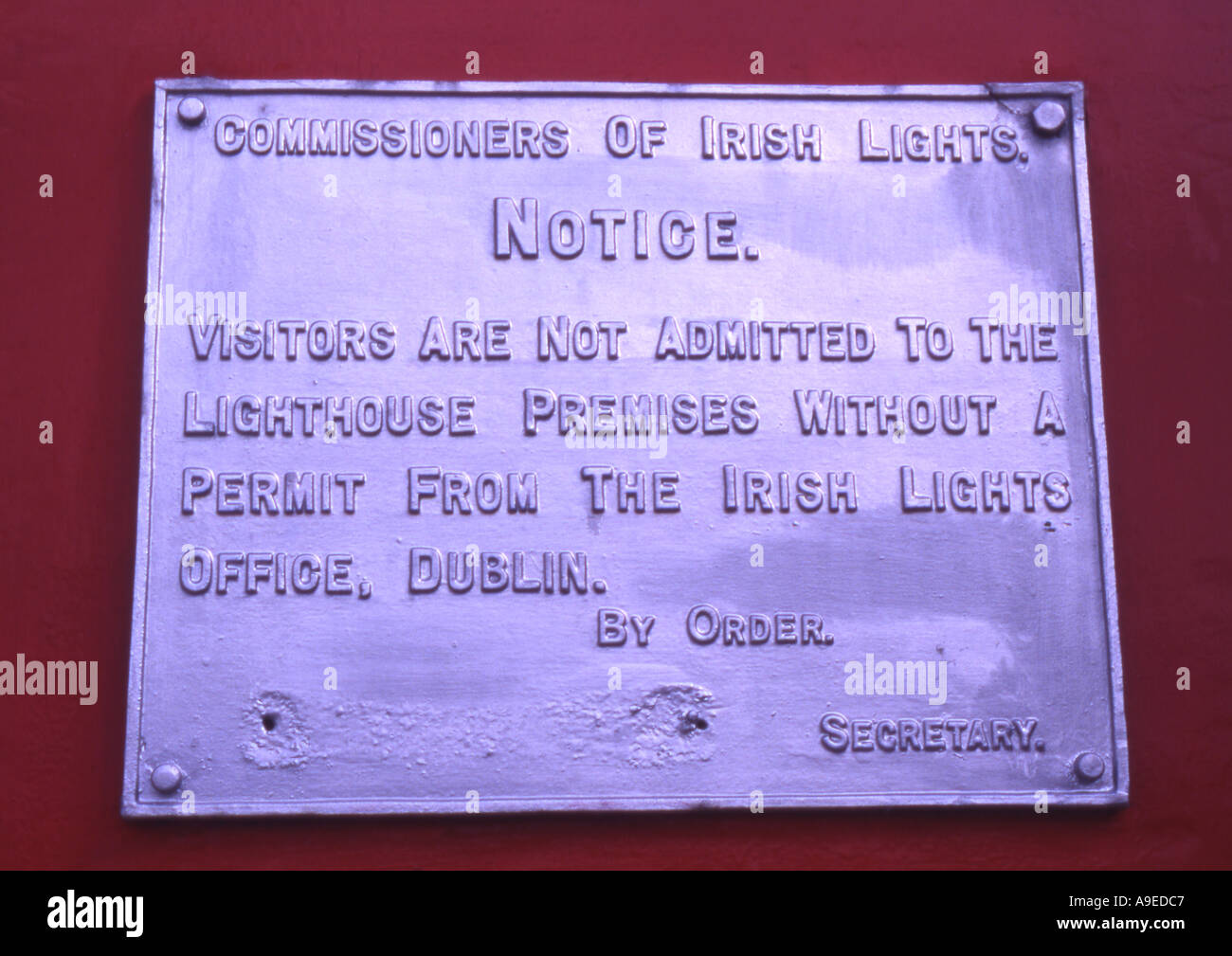 harbour sign Howth dublin Southern Ireland Stock Photo - Alamy