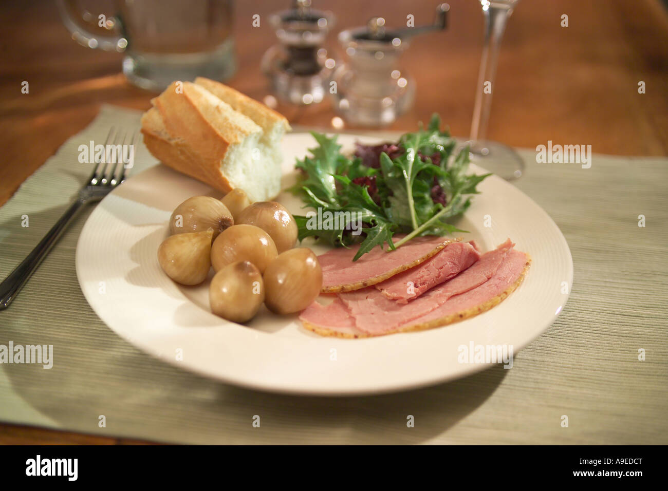 Ham & Pickles Stock Photo - Alamy