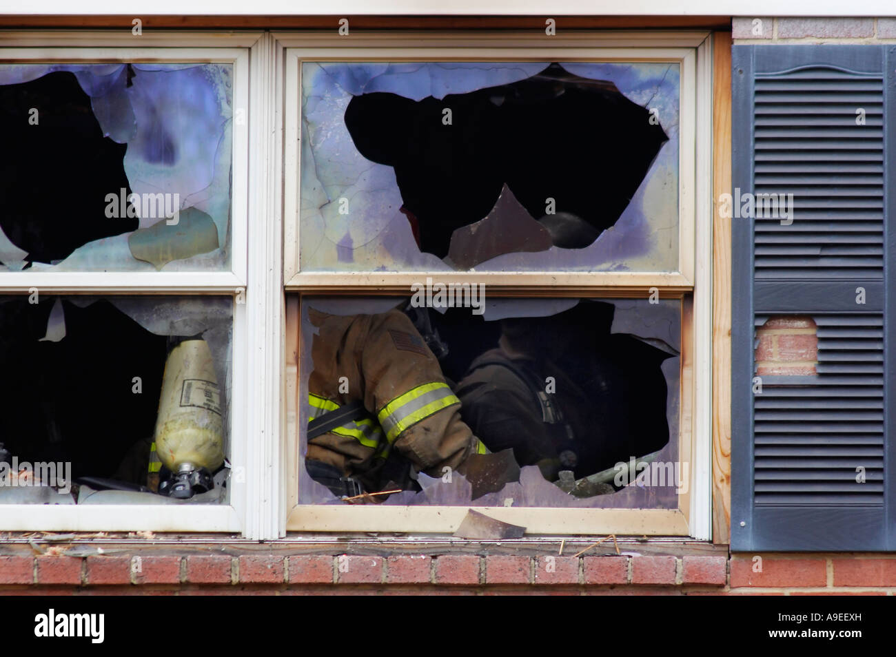 Fire training smoke house hi-res stock photography and images - Alamy