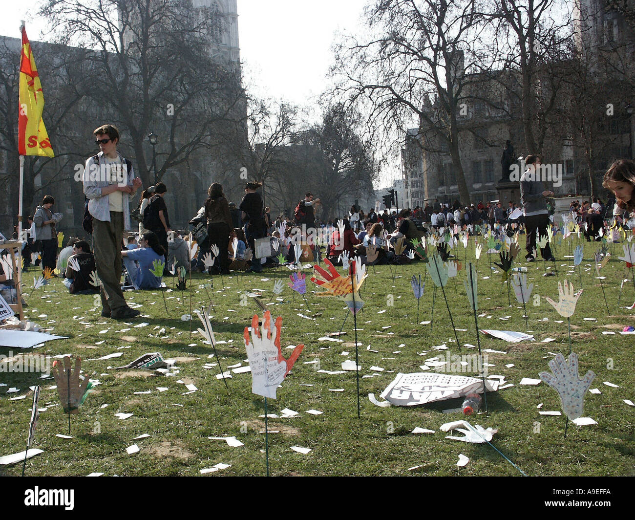 2003 london peace march hi-res stock photography and images - Alamy