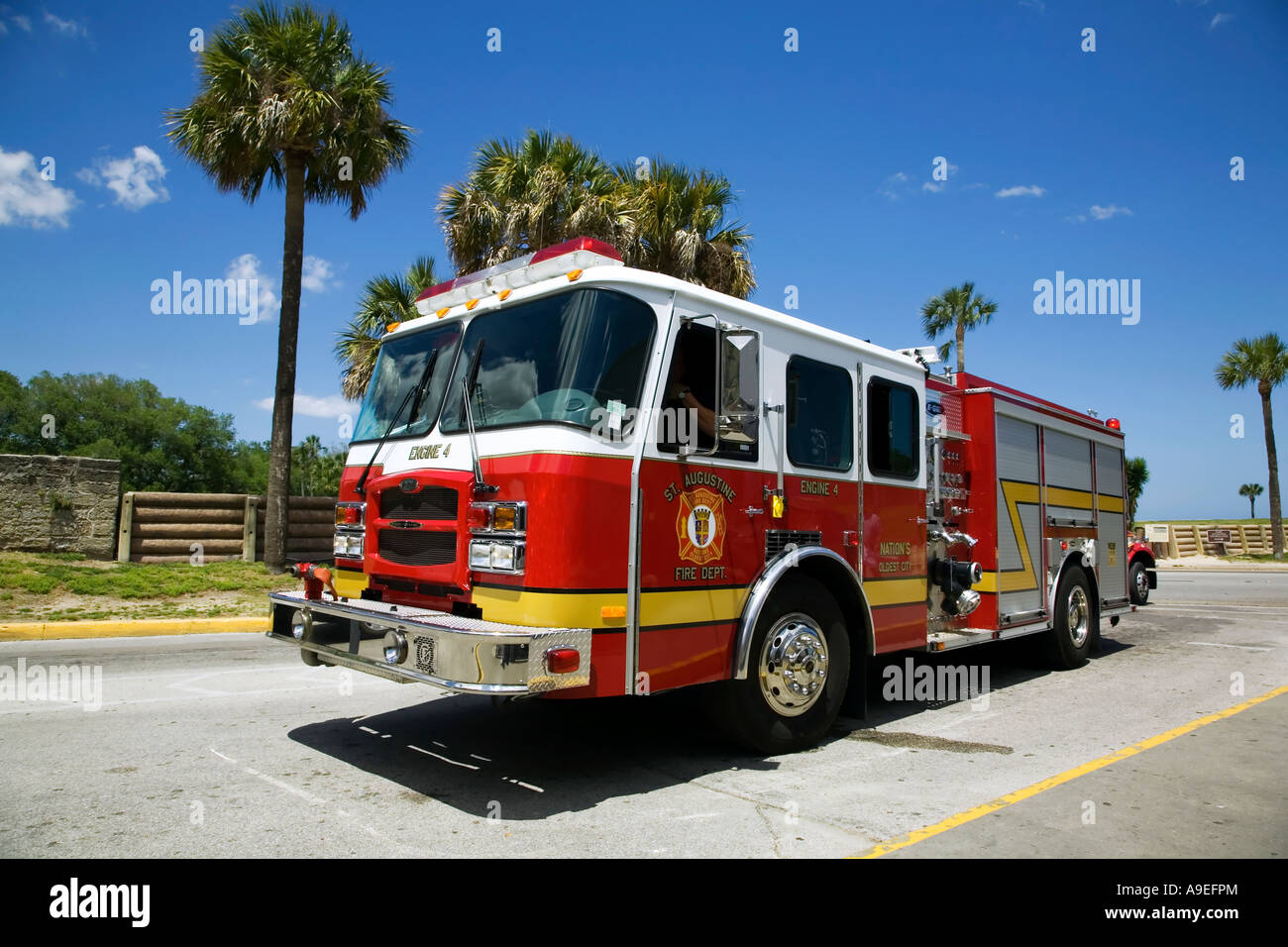 Fire Engine No 4 of the St Augustine fire department St Augustine ...