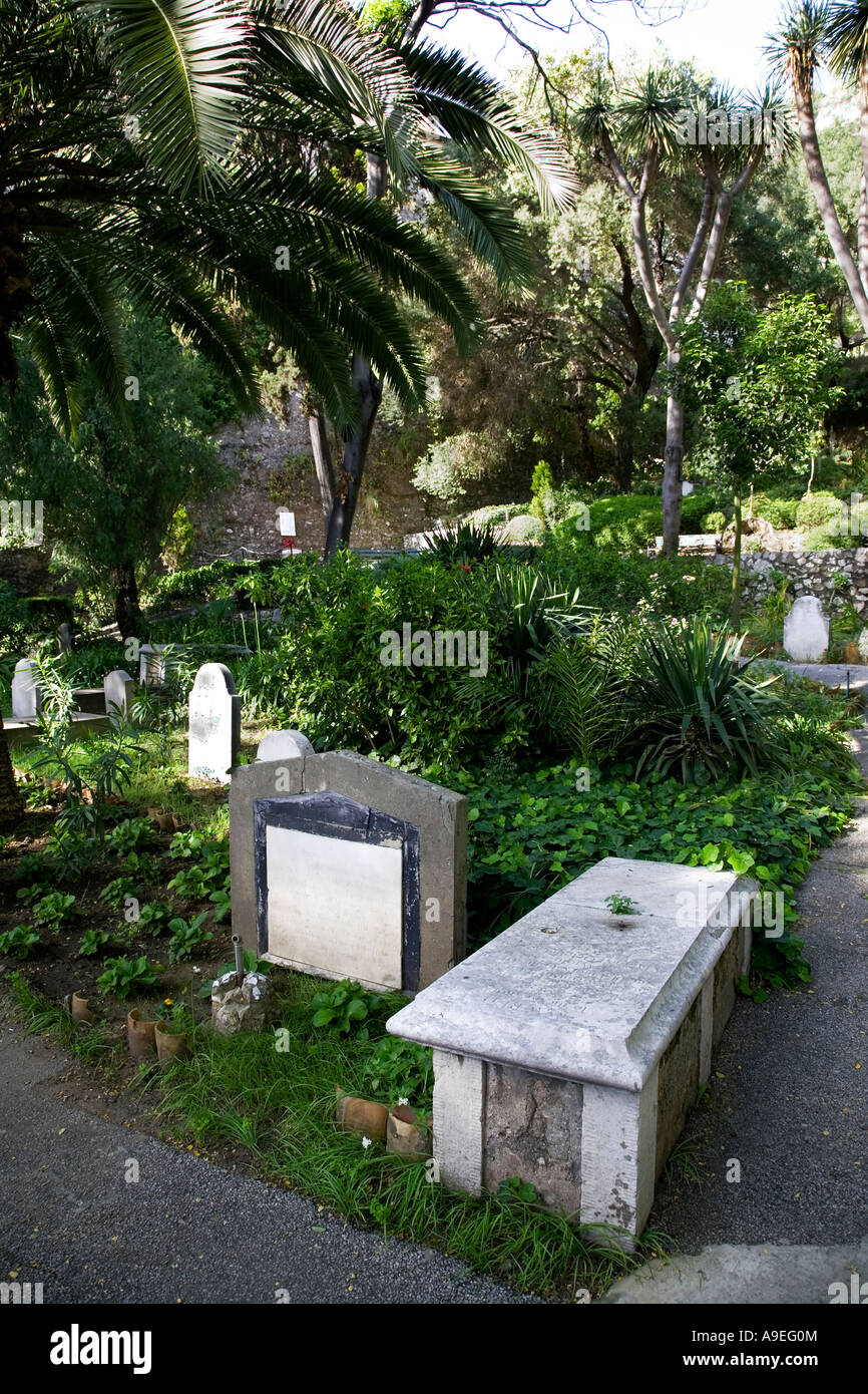 The Trafalgar cemetery in Gibraltar Stock Photo - Alamy