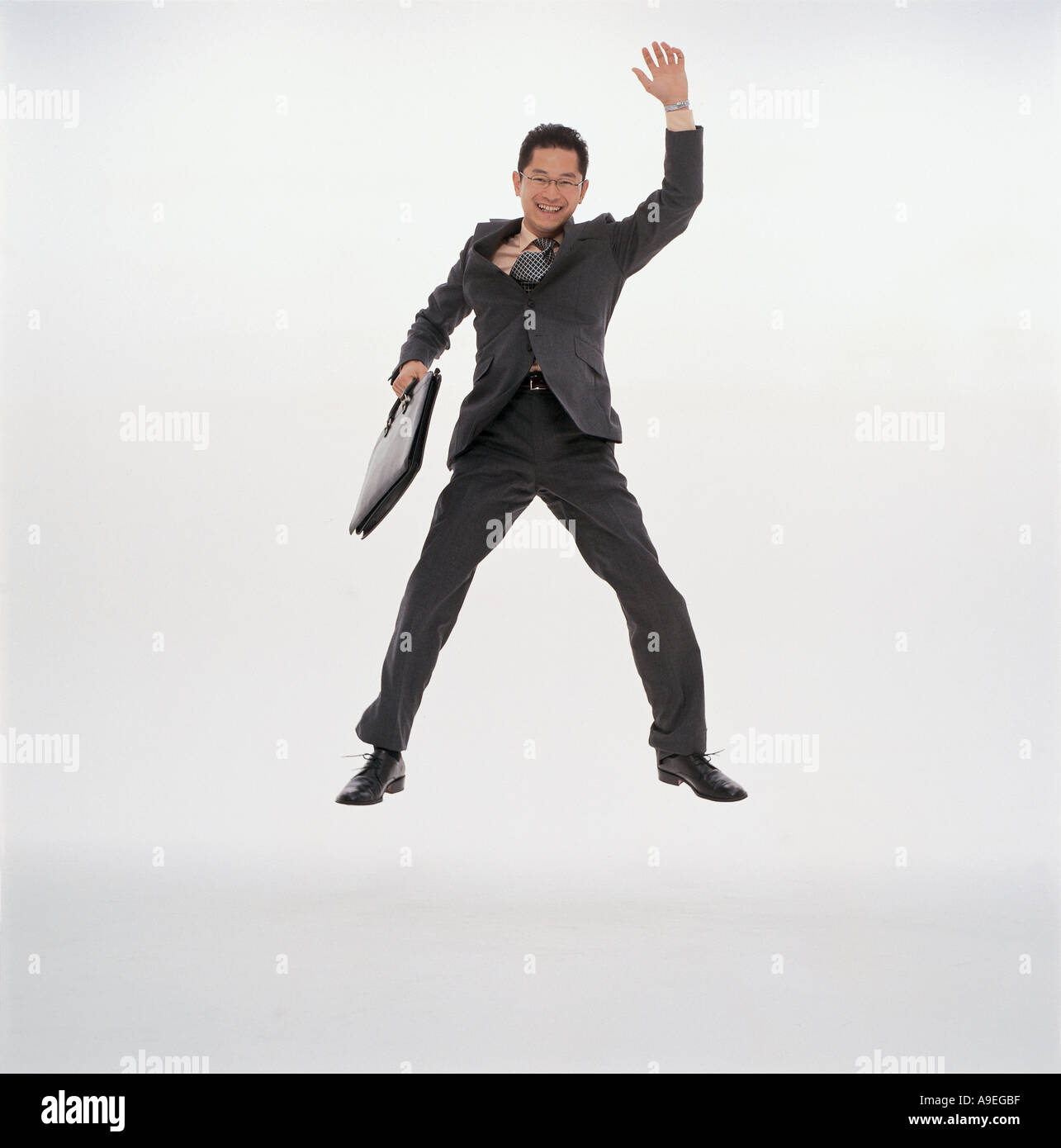 Jumping smile hi-res stock photography and images - Alamy