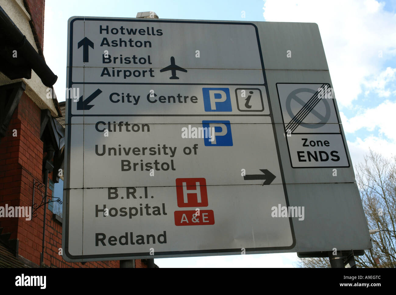 Traffic signs in bristol hi-res stock photography and images - Alamy