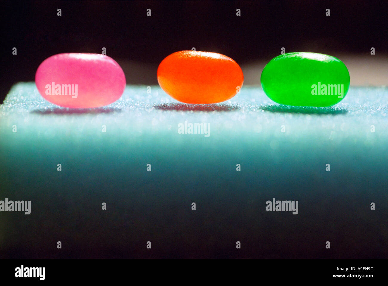 Three jelly gummy sugar candy hi-res stock photography and images - Alamy