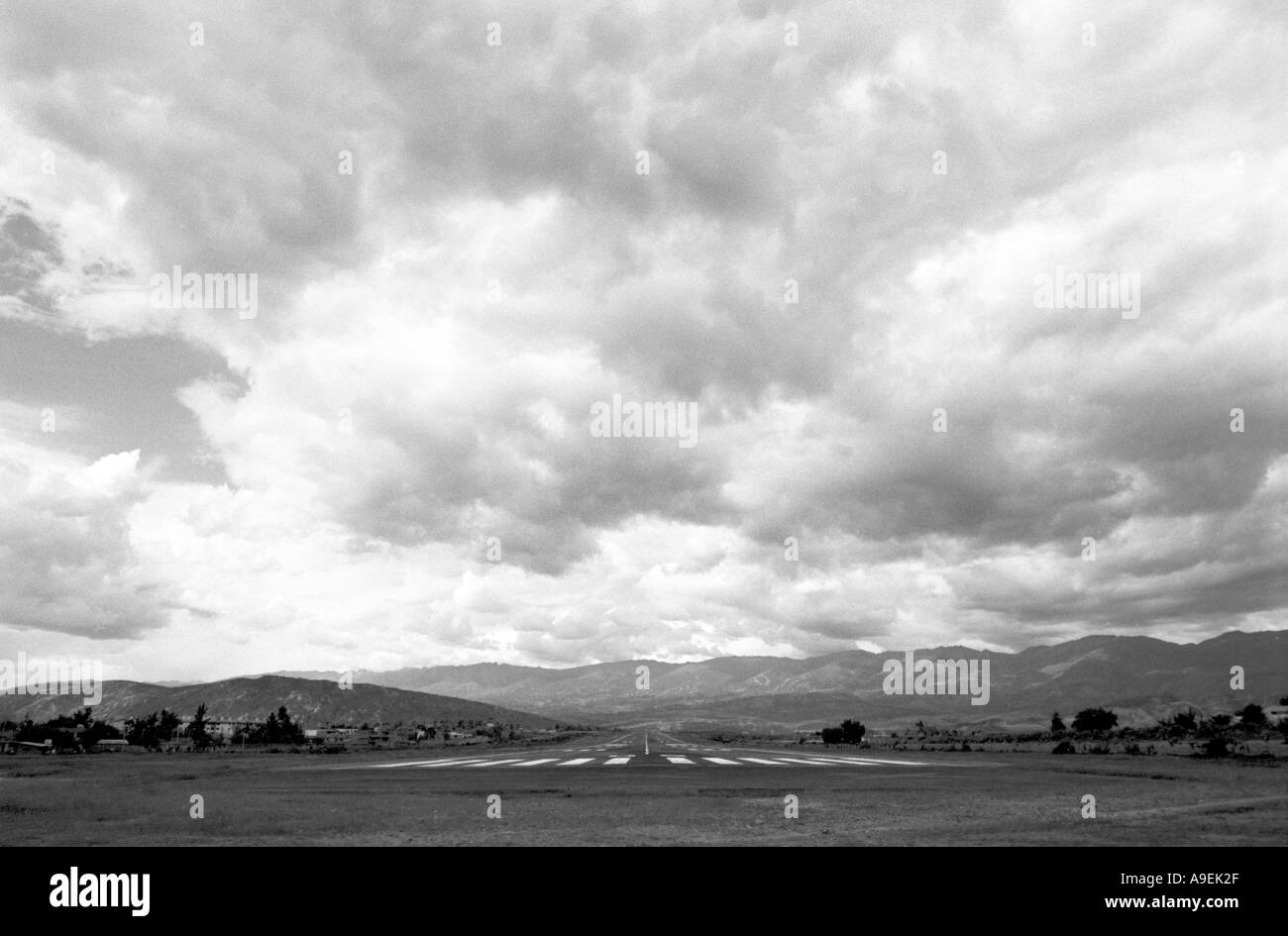 The end of a runway in Ayacucho Peru Stock Photo - Alamy