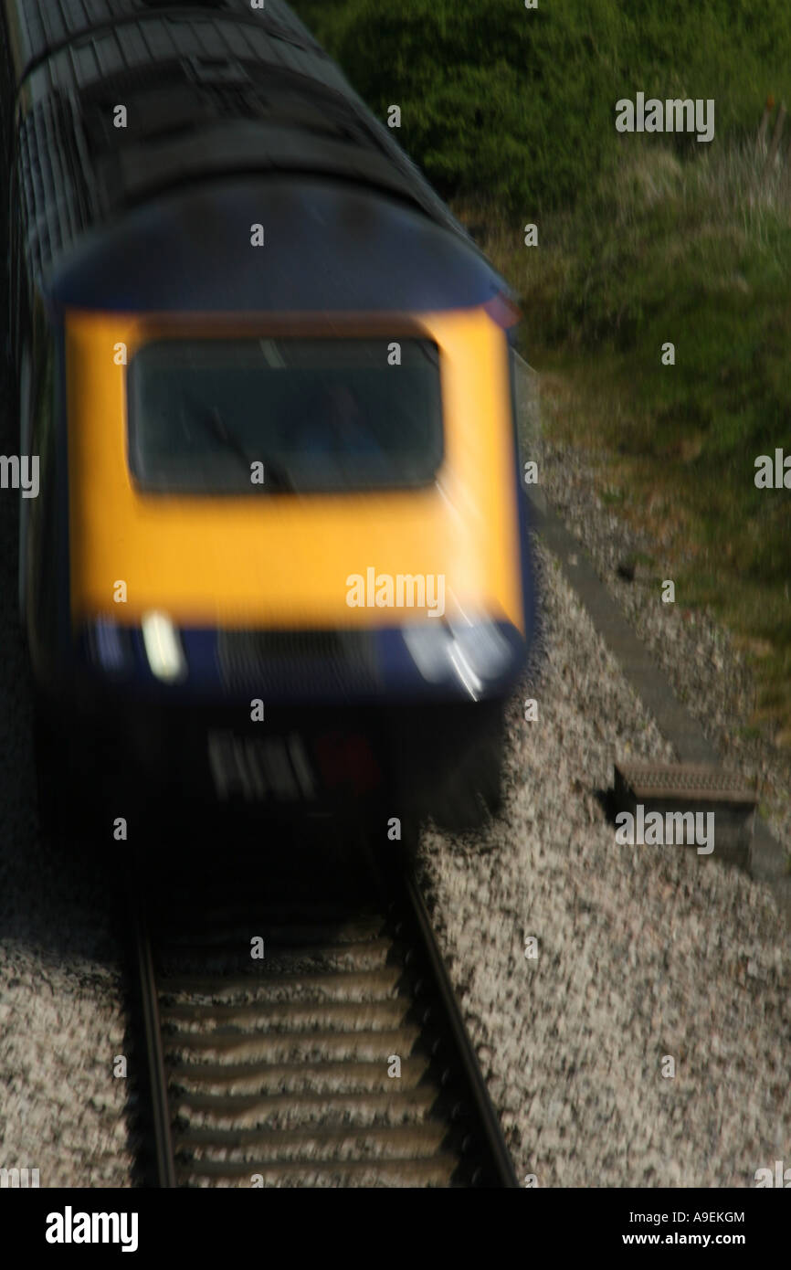 First Great Western High Speed Passenger Train Stock Photo - Alamy