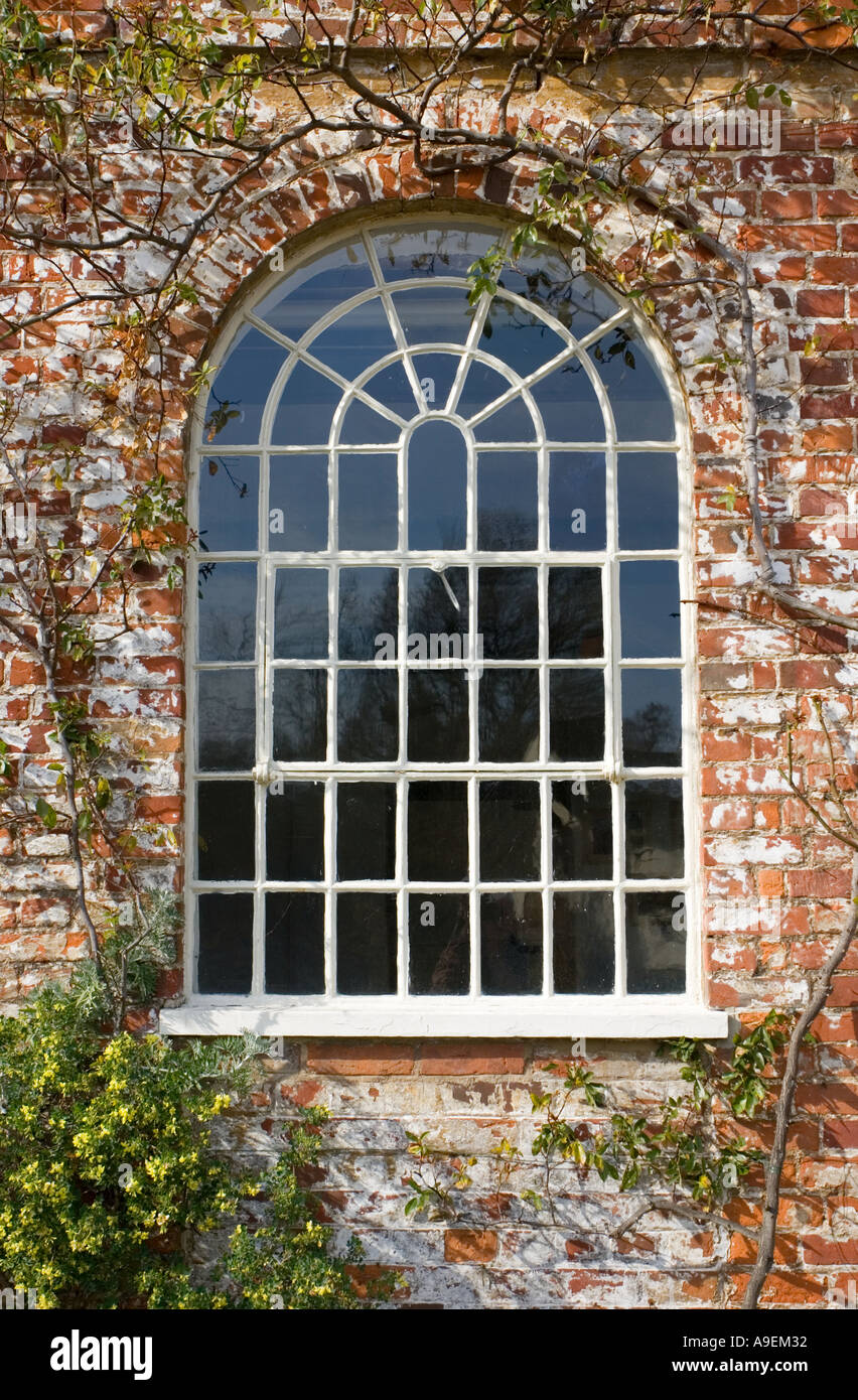 Arched Window in Country House UK Suffolk Stock Photo - Alamy