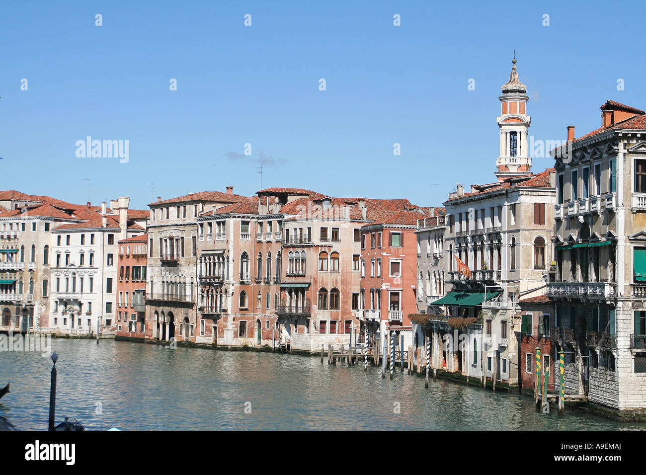 Canal Grande view from Rialto Bridge Venice Italy Stock Photo - Alamy